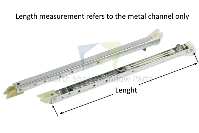 Sash Window Channel Balances length 12” to 44” - Directwindowparts (CA)
